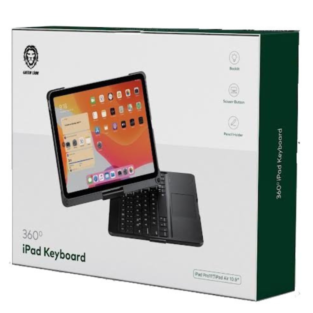 GREEN LION 360 IPAD KEYBOARD 12.9" - 99Percents | A Whole New Experience